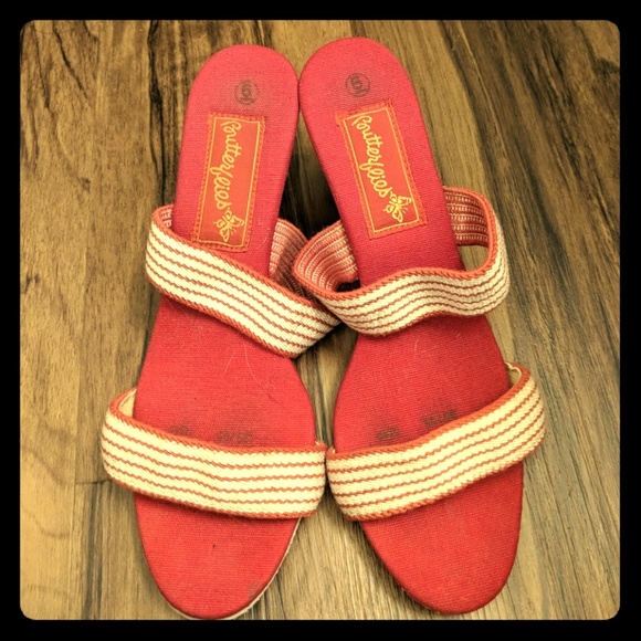 Butterflies | Shoes | Vintage Red Sandal | Poshmark